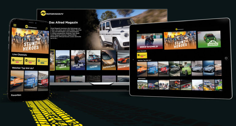MOTORVISION TV App - Live-Streaming, Motorsport und Entertainment
